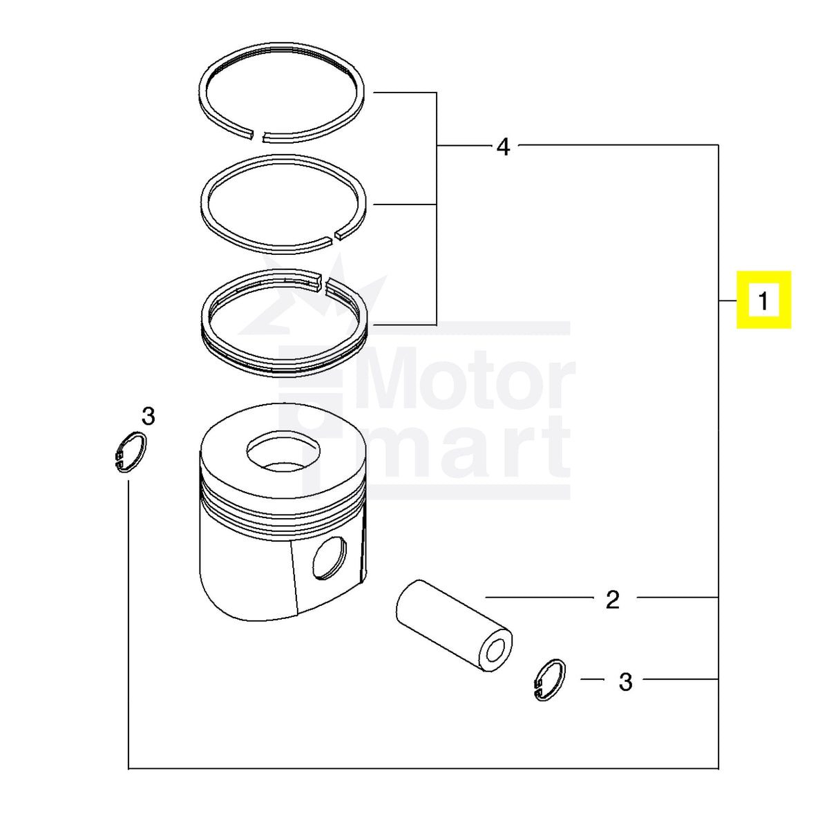 PISTON STD. — Motor Mart